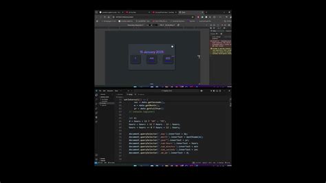 Making A Digital Clock Using Htmlcss Javascript Frontenddeveloper
