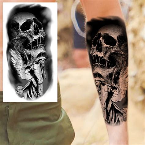 Skull Half Sleeve Tattoos Designs Skull Half Sleeve Tattoos Designs
