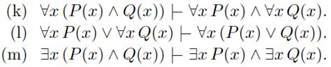 solved prove the validity of the following sequents in
