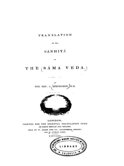 Sama Veda English Pdf