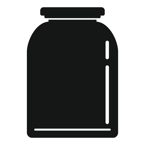 Storage Glass Jar Icon Simple Style 14584327 Vector Art At Vecteezy