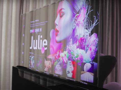 Lg Transparent Oled Tv Rises From Its Casing To Reveal The Entire Display Gadget Flow