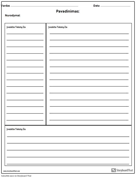 Cornell Notes With Lines Siužetinės Linijos Iki Lt Examples