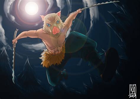 Download Inosuke The Feral Demon Slayer Wallpaper