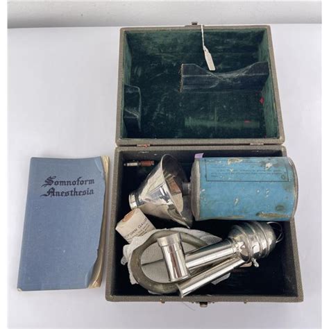 Antique Somnoform Anesthesia Ether Medical Set