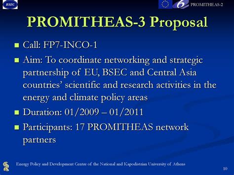 The Promitheas Network On Energy And Climate Policy Ppt Download