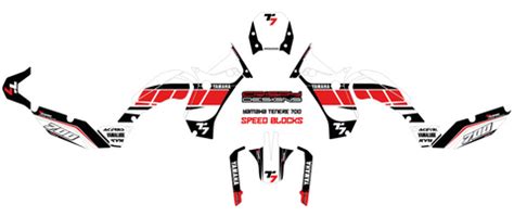 Speed Blocks Yamaha Tenere 700 Decal Kit Crispy Designs