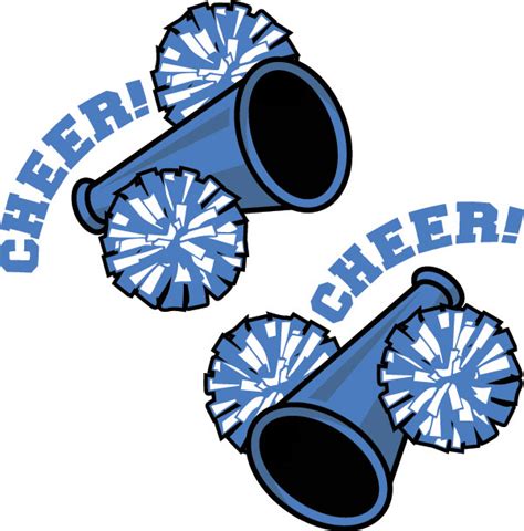 Cheerleading Megaphone And Poms Clipart 20 Free Cliparts Download