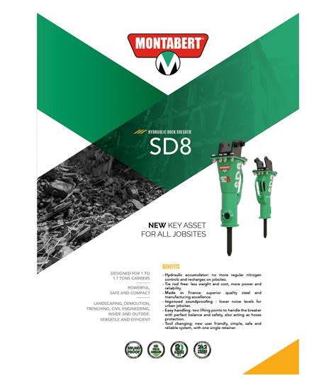 Sd8 Hydraulic Rock Breaker Montabert