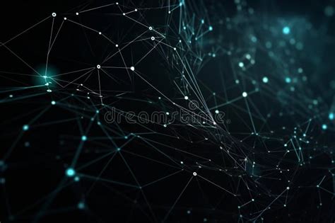 Digital Connection Dots And Lines Technology Abstract Planetarium