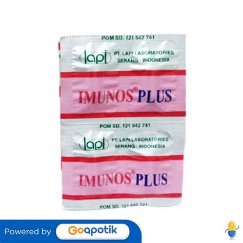 Jual Imunos Plus Strip 4 Kaplet Shopee Indonesia