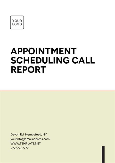 Free Call Report Templates To Edit Online And Print