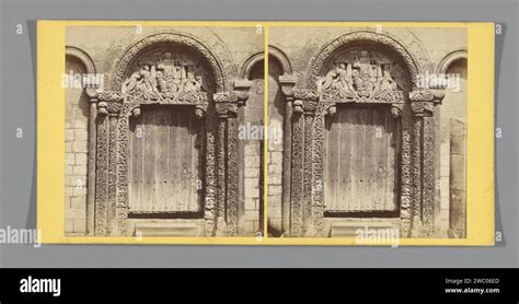 Portal Of The Cathedral Of Ely Alexander Wilson C 1850 C 1880 Stereograph Ely Cardboard