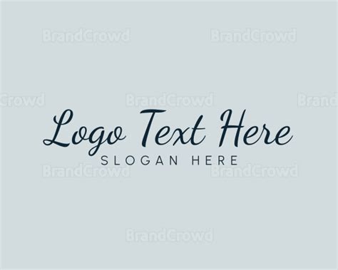 Trendy Cursive Beauty Logo Brandcrowd Logo Maker