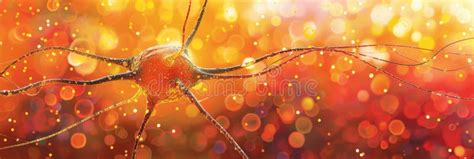 Detailed Close Up View of Human Brain Illustrating Neurons Firing and Intricate Neural ...