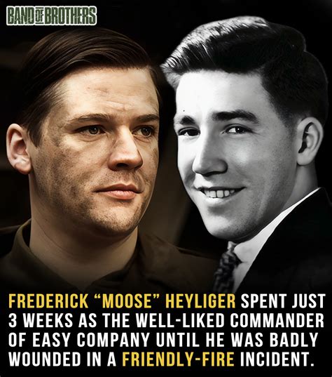 History Vs Hollywood In Band Of Brothers Easy Company Commander Frederick Moose Heyliger