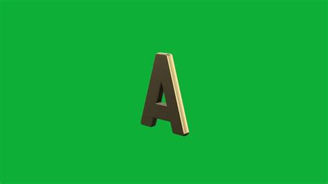Alphabet Animation Stock Video Footage For Free Download