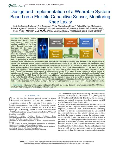 Pdf Design And Implementation Of A Wearable System Based On A Flexible Capacitive Sensor