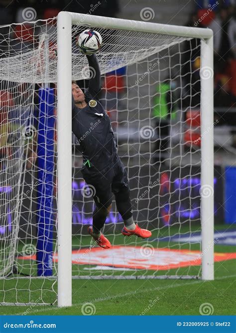 Football Goalkeeper David Yurchenko Editorial Image Image Of Match Pitch 232005925