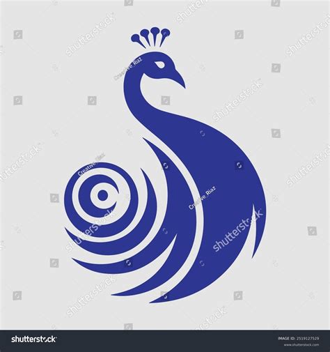 Peacock Vector Illustration Flat Design Stock Vector Royalty Free 2519127529 Shutterstock