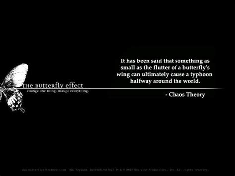 Butterfly Effect Chaos Theory