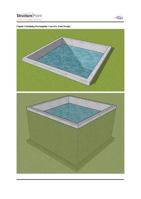 Reinforced Concrete Water Tank Design Aci Code Design Talk