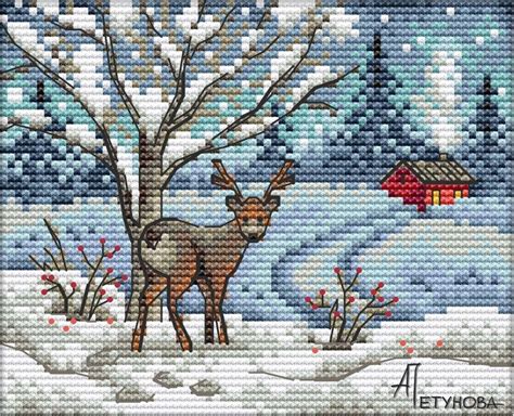 Авторская схема для вышивания Петунова Анна 47807 процессы