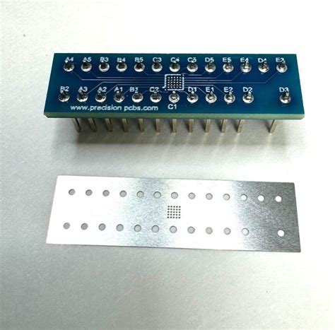 25 Ball Bga Adapter P6025b40 Precision Pcbs Data Sheets