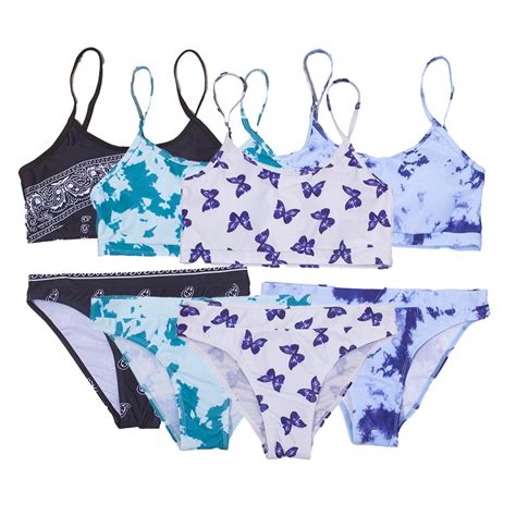 Lymayter 7 14 Years Girls Bikini Swimsuits Outfit Hawaiian Split