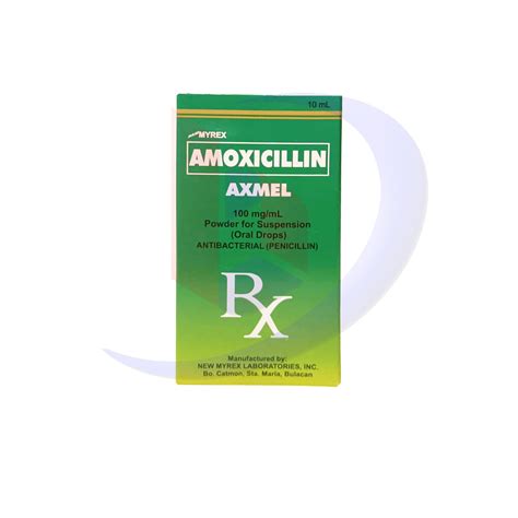 Axmel Amoxicillin 100mgml Powder For Suspension Penicillin Anti Bacte