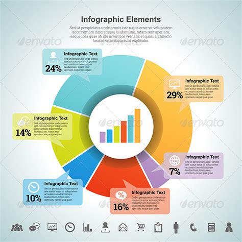 Pie Percentage Infographic Element By Hermin Utomo GraphicRiver