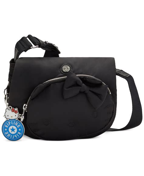 Kipling Hello Kitty Charm And Bow Ryanne Small Crossbody Bag In Hello