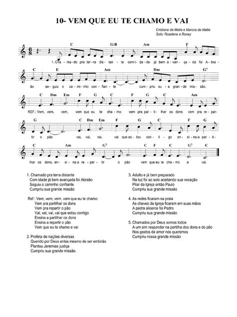 Vem Que Eu Te Chamo E Vai Pdf