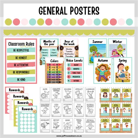 Doughnut Classroom Theme Oliebolle Klaskamertema Juffrou Watson