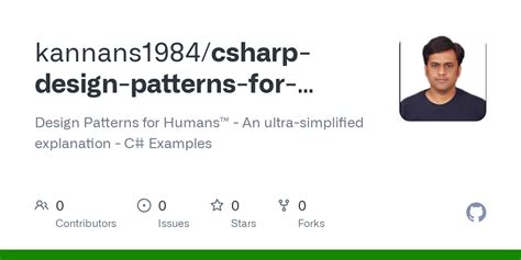 Github Kannans Csharp Design Patterns For Humans Design Patterns For Humans An Ultra