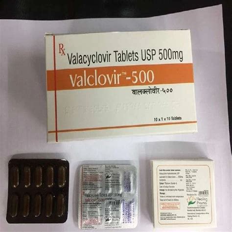 Valacyclovir 500 Mg Tablets At ₹ 1000stripe Antibiotics In Nagpur