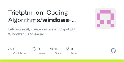 github trietptm on coding algorithms windows hotspot lets you easily