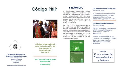 Folleto Código Pbp Isps Code Ppt