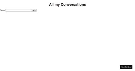 TwilioDevEd Demo Chat App Codesandbox