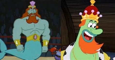 King Neptune From The Spongebob Tv Series And Neptune From The