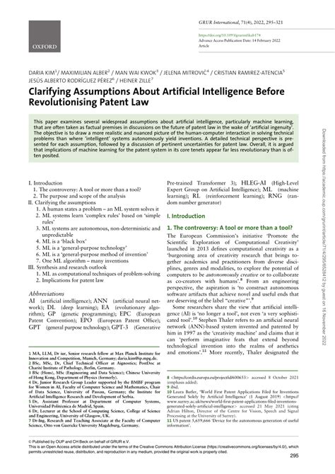 Pdf Clarifying Assumptions About Artificial Intelligence Before