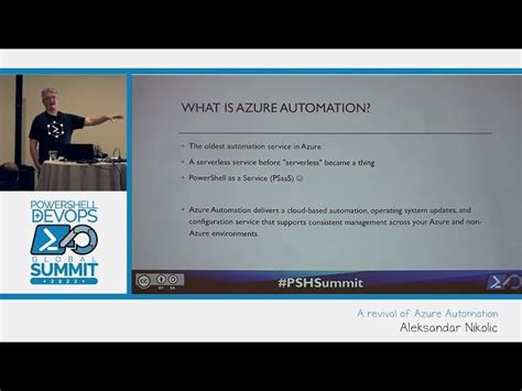 Free Video Azure Automation Revival Powershell Summit 2023 From Confreaks Class Central