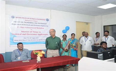 IOT And IT S Application Workshop SRM Ramapuram SRMIST Ramapuram