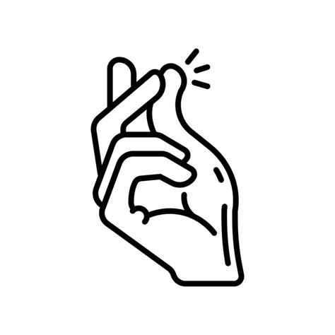 Dedo Chasquido Icono En Vector Ilustración 34051651 Vector En Vecteezy