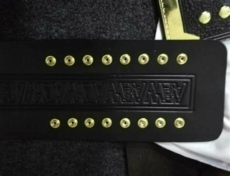 Aew Heavyweight Brass Championship Belt Replica Ultra Power Wrestling