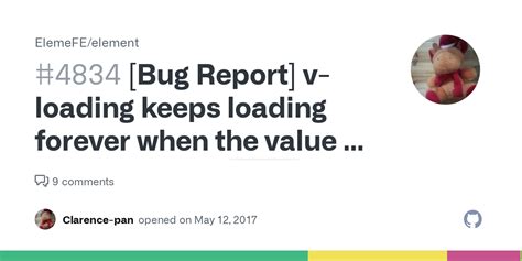 Bug Report V Loading Keeps Loading Forever When The Value Is Changed From True To False In
