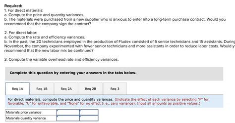 Solved Problem 10 14 Algo Basic Variance Analysis Lo10 1