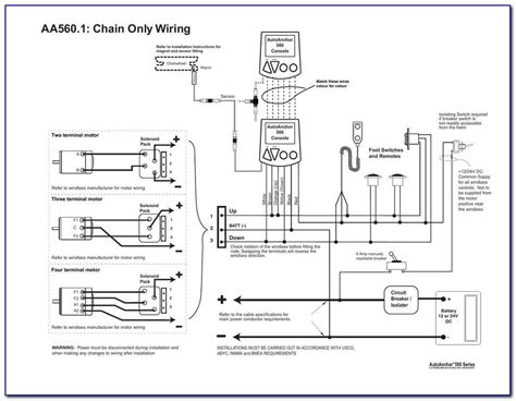Diagram Of Wiring For Windlass Anchor Wiremystique