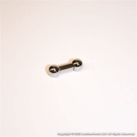 6g Straight Barbell Leatherwerks