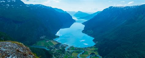 Skjolden Der Fjord Møter Fjell